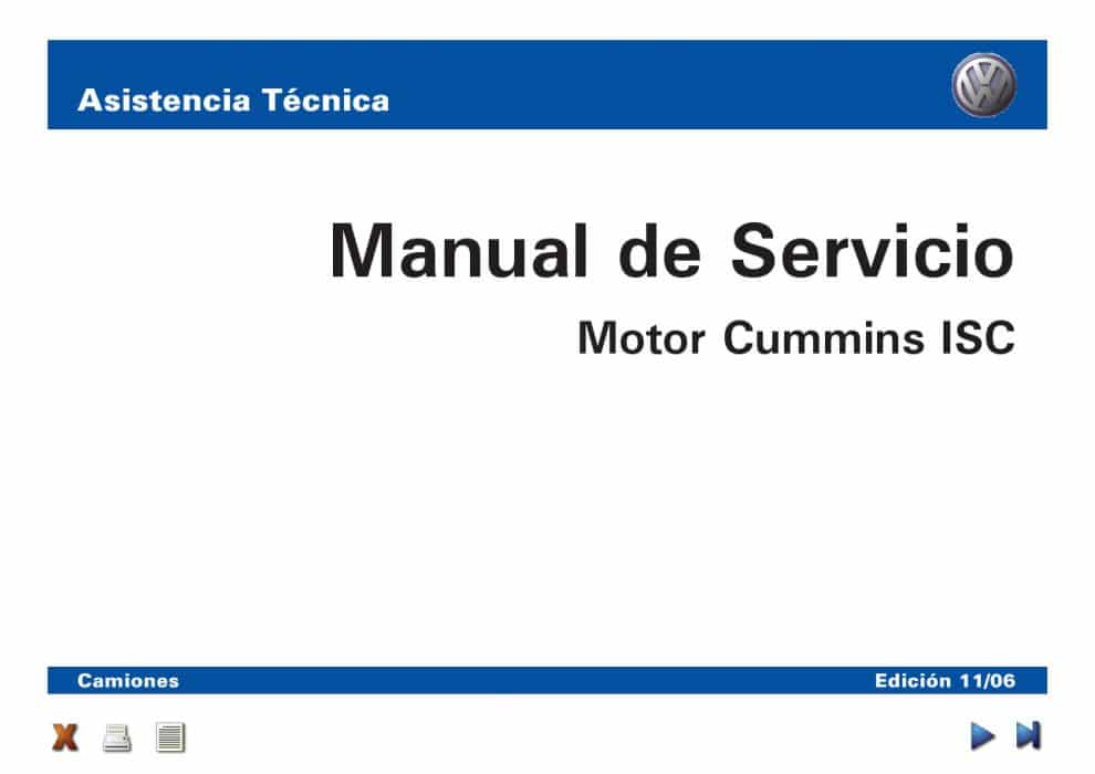 Cummins ISC engine workshop manual PDF Download | Service Repair Online ...