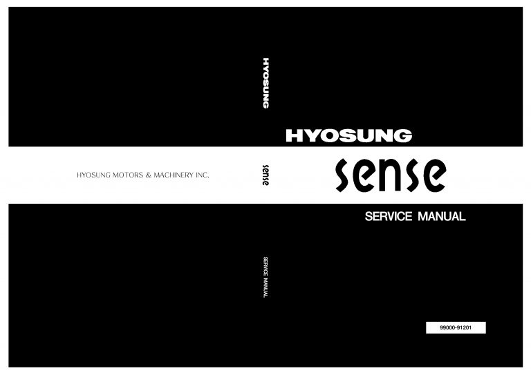 Hyosung Sense 50 Repair Manual PDF Download - Service manual Repair ...