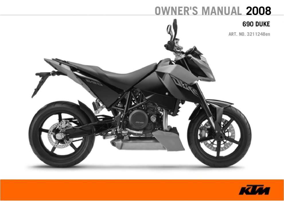 KTM 690 Duke 2008 Maintenance manual PDF Download | Service Repair ...