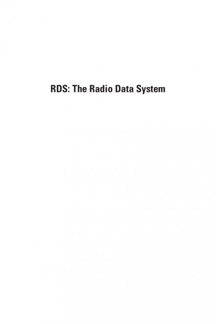 RDS The Radio Data System PDF Download | Service Repair Online Manual
