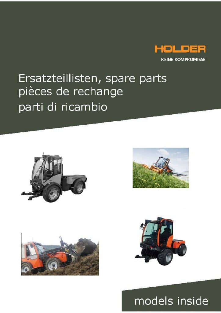 Holder Tractor Parts Manual PDF Download | Service Repair Online Manual