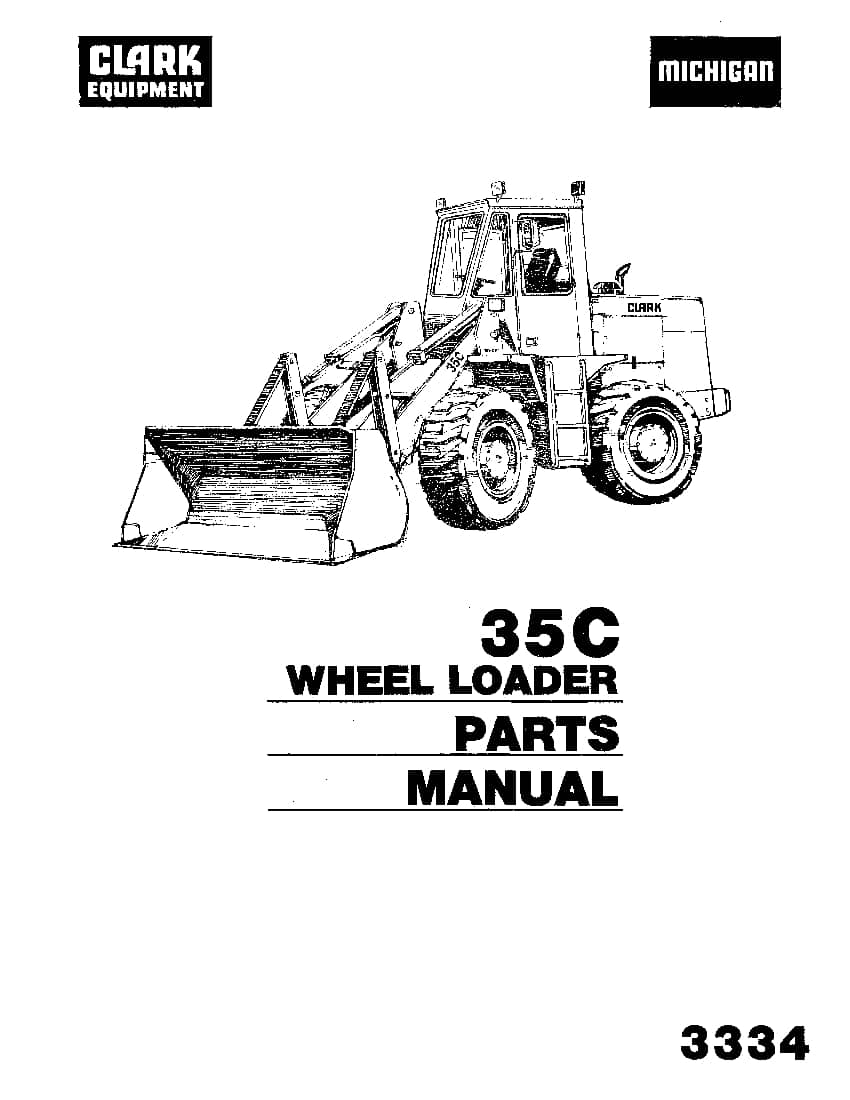 MICHIGAN 3334-35C WHEEL LOADER Parts Manual PDF Download | Service ...