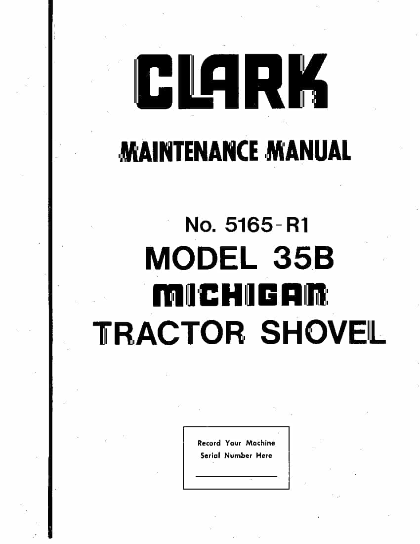 MICHIGAN 5165-35B WHEEL LOADER Parts Manual PDF Download | Service ...
