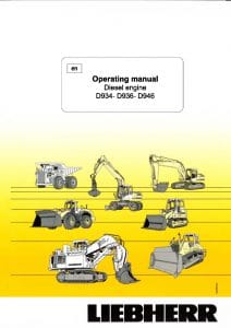 Liebherr D934 D936 D946 Diesel engine Operating manual PDF Download ...