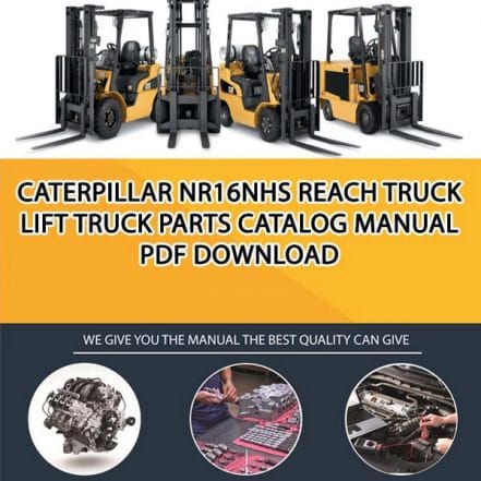 Caterpillar NR16N(C), NR16NHC, NR16N(H)S Reach Truck Forklift Operation ...