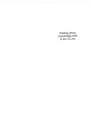 Simba 9.3m - 12.2m FW Cambridge Roll Operation Maintenance Manual PDF ...